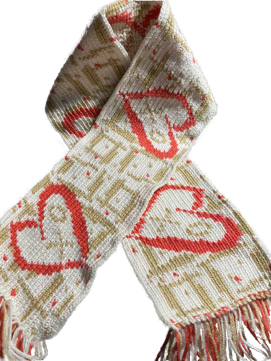 Be My Valentine Scarf 2021 - PDF Download Pattern Only – ashme5280